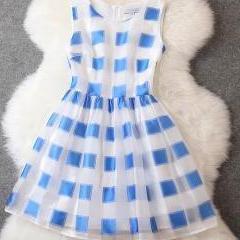 Square Grid Dress on Luulla