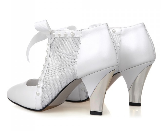 Delicate Pointed Bowknot Is Thick With Single Women's Shoes on Luulla